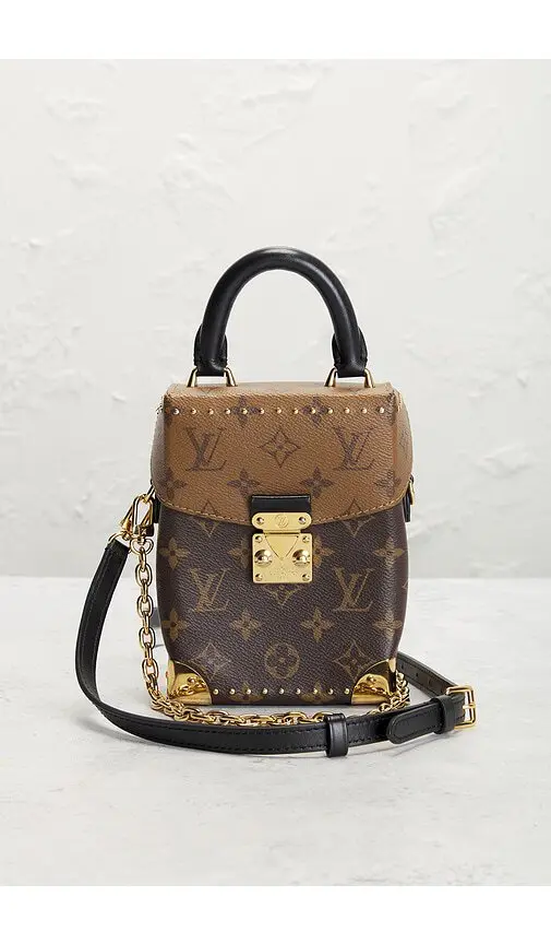 FWRD RENEW Louis Vuitton Monogram Reverse Camera Box Handbag