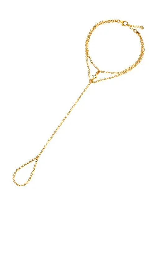 NAIIA X Double Hand Chain In Metallic - Gold
