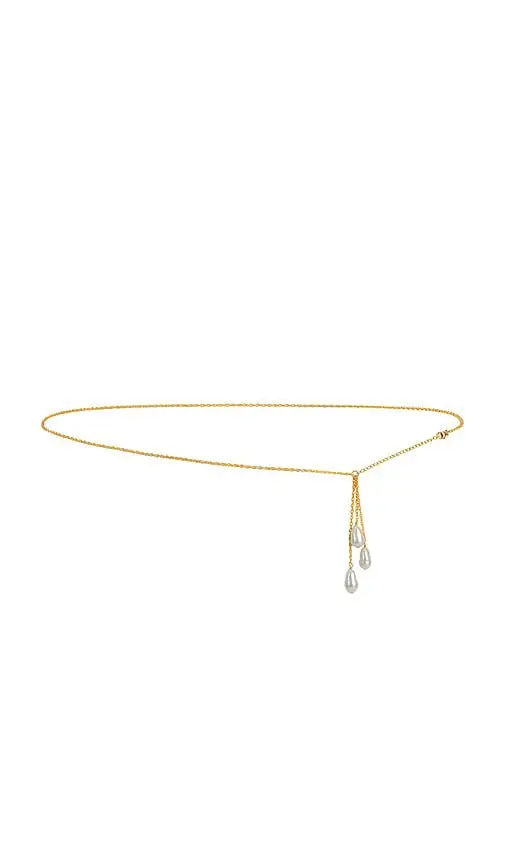 NAIIA X Baroque Pearl Belly Chain - Gold & Pearl