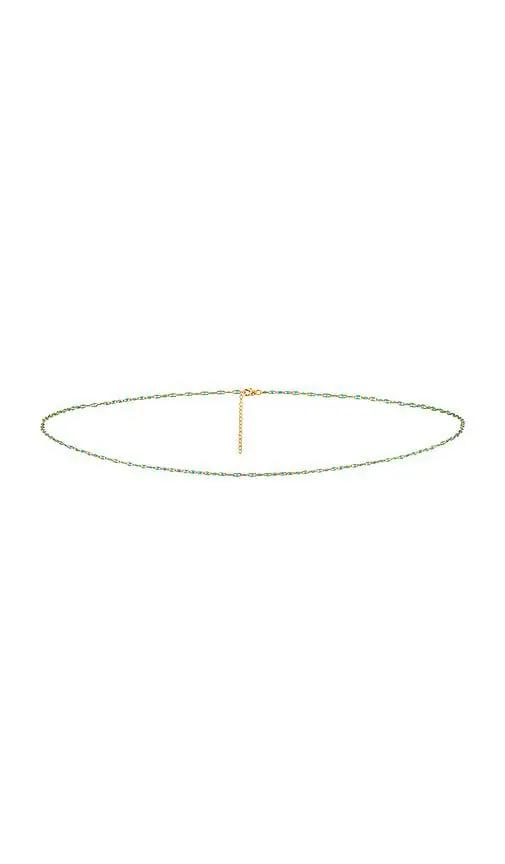 NAIIA X Turquoise Link Belly Chain - Gold & Turquoise