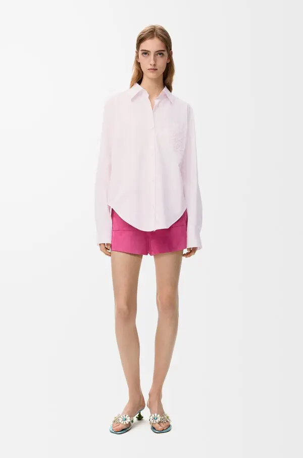 Loewe Shirt In Cotton - Light Pink