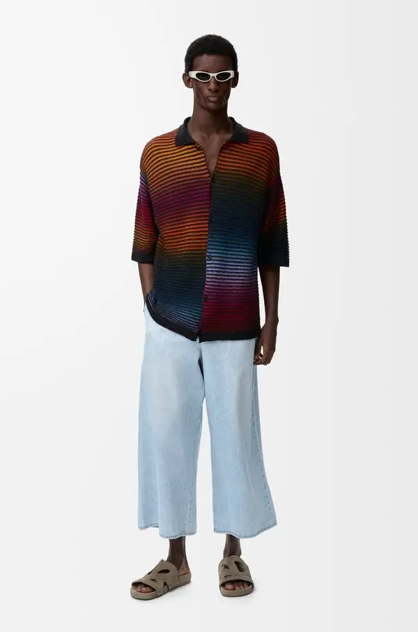 Loewe Drawstring Denim Trousers - Washed Blue