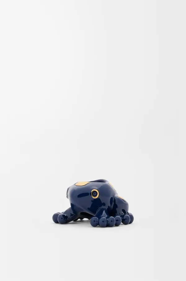 Loewe Frog Dice - Navy/gold