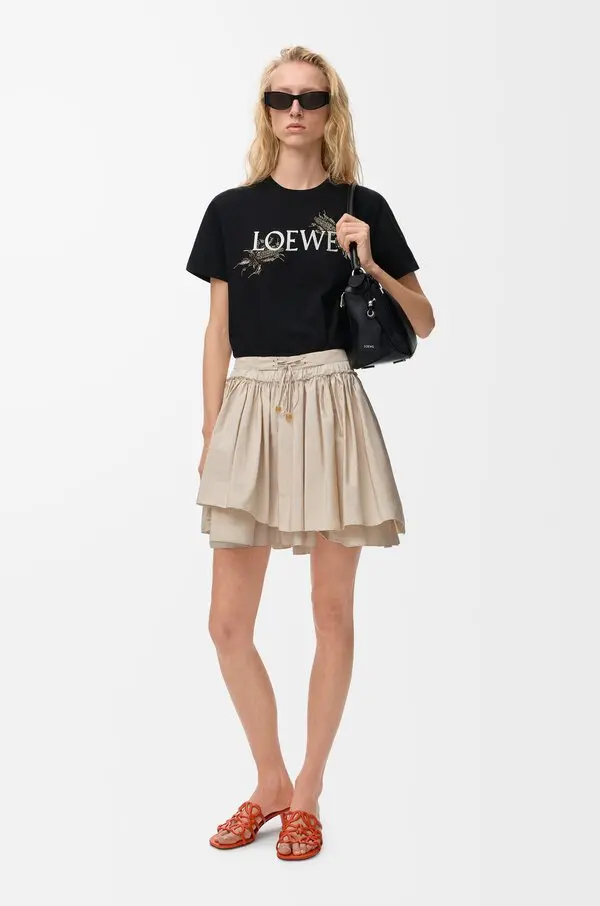 Loewe Embellished T-shirt In Cotton - Black