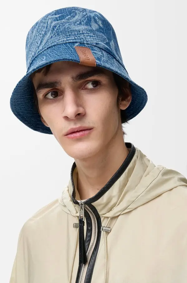 Loewe Reversible Bucket Hat - Denim Blue