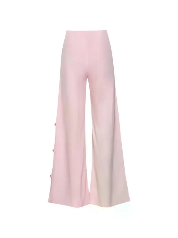 BAOBAB Wayra Resin-stones Embellished Slit Trousers - Pink