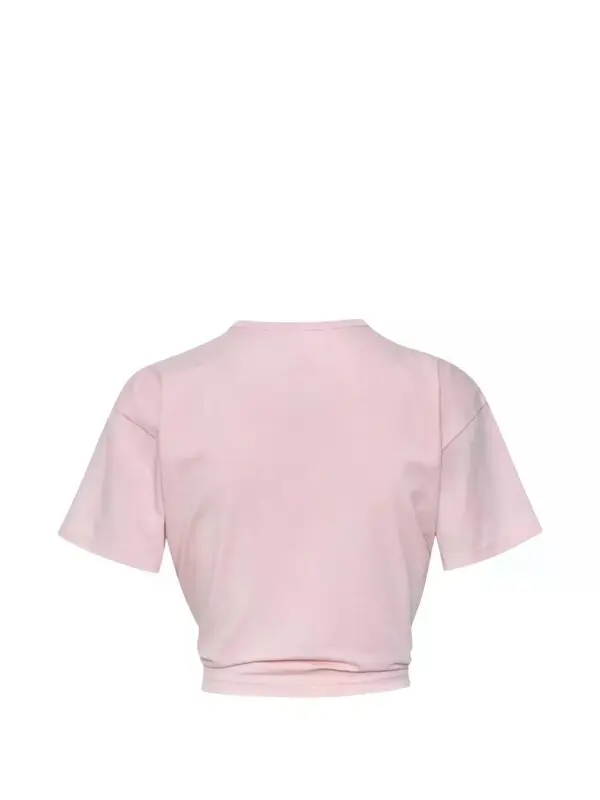 BAOBAB Tika Ruched Ring-detail T-shirt - Pink