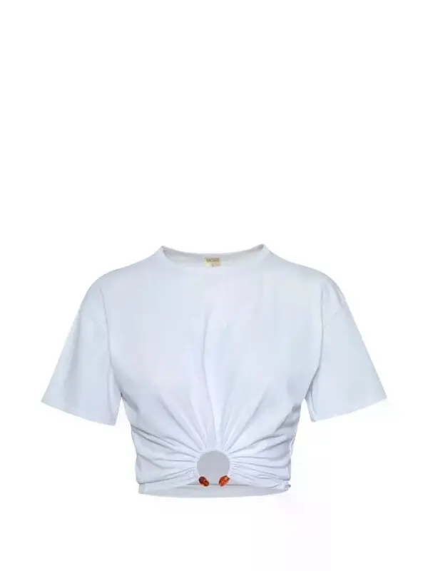 BAOBAB Tika Ring-detail Ruched T-shirt