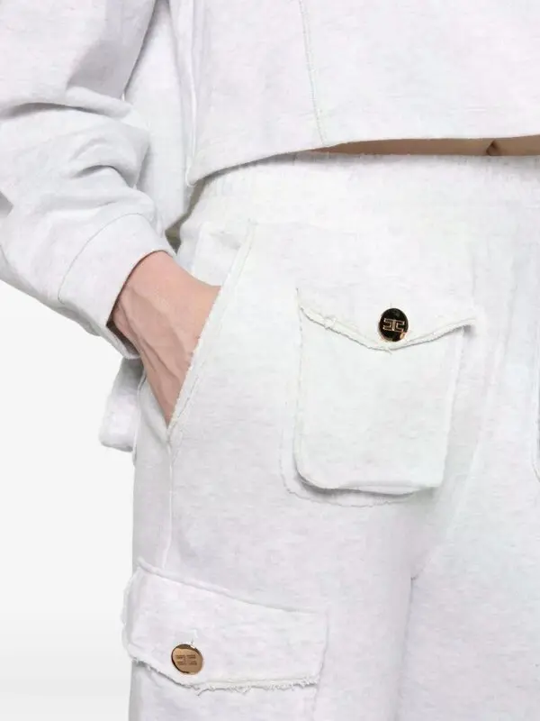 Elisabetta Franchi Raw-cut Cargo Trousers