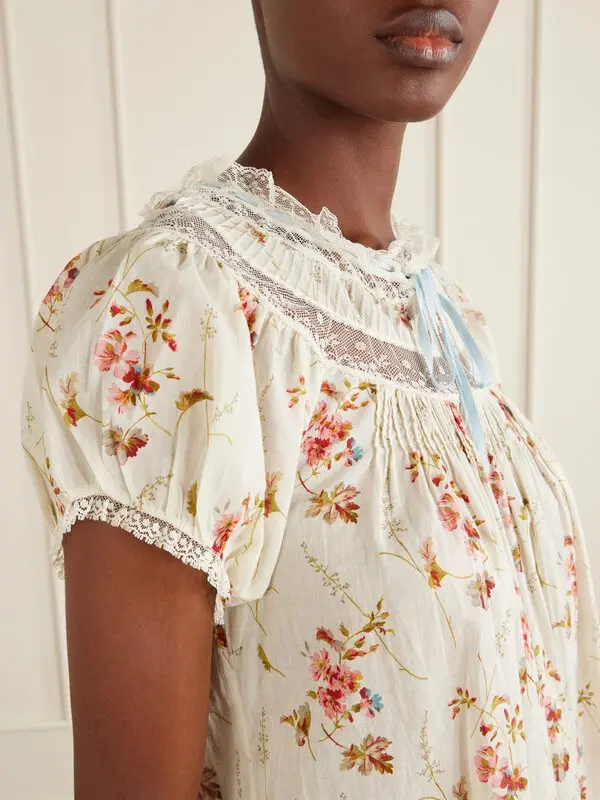 DÔEN Daphne Floral-print Mini Dress - Multi