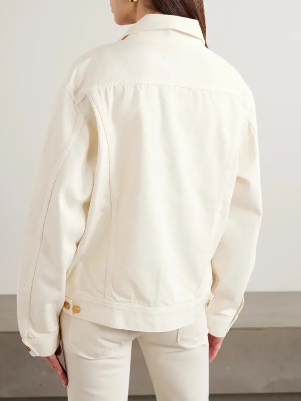 JAMIE HALLER The Loverboy Denim Jacket - Neutrals
