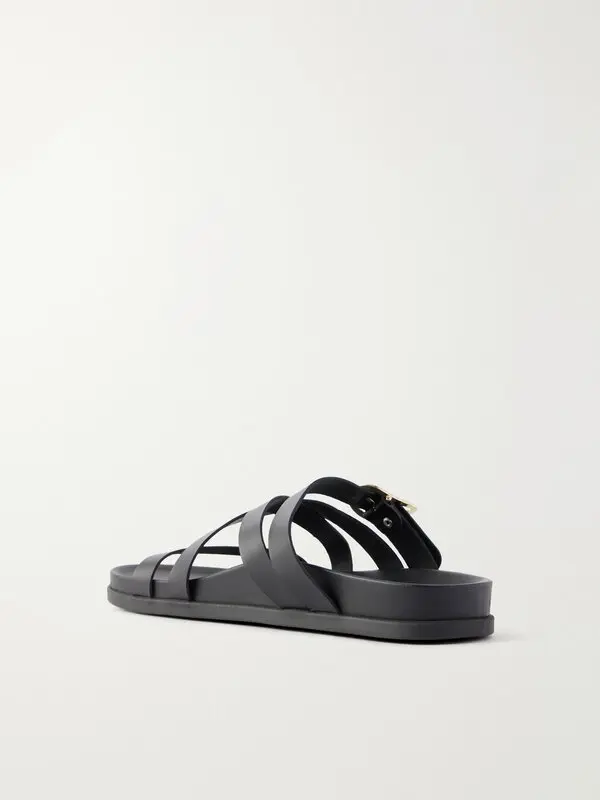 ANCIENT GREEK SANDALS Filipa Leather Sandals - Black