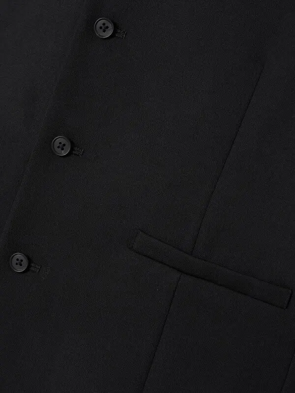 SSSTEIN Belted Wool-gabardine Vest