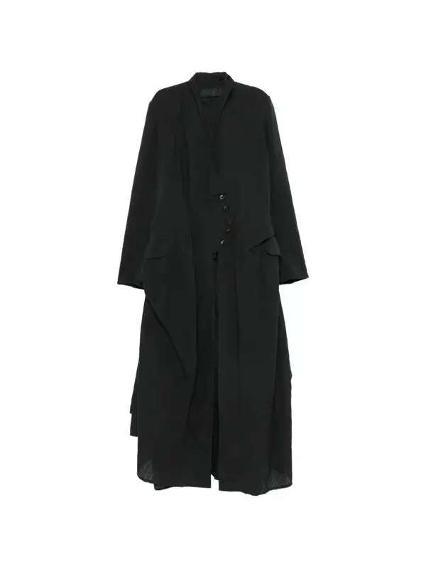 MARC LE BIHAN Crinkled Long Coat