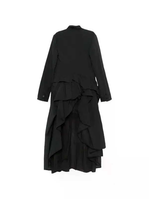 MARC LE BIHAN Crinkled Long Coat
