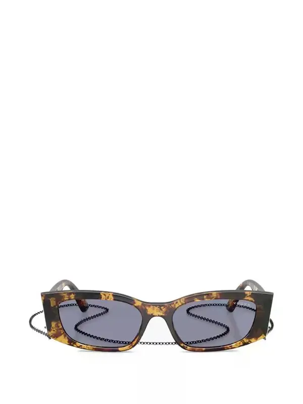 VOGUE Chain-embellished Sunglasses - Brown