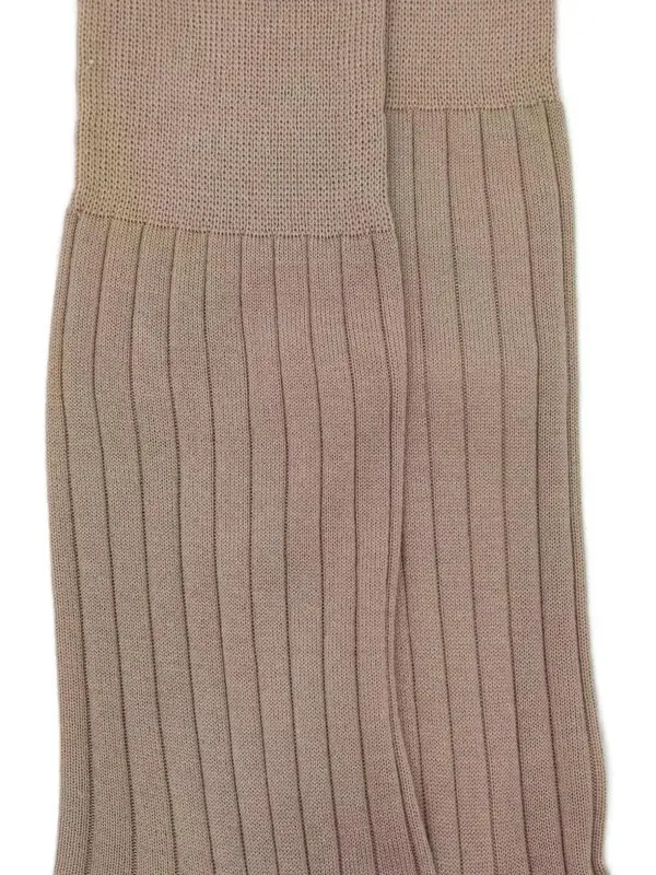 Zegna Ribbed Mid-calf Socks