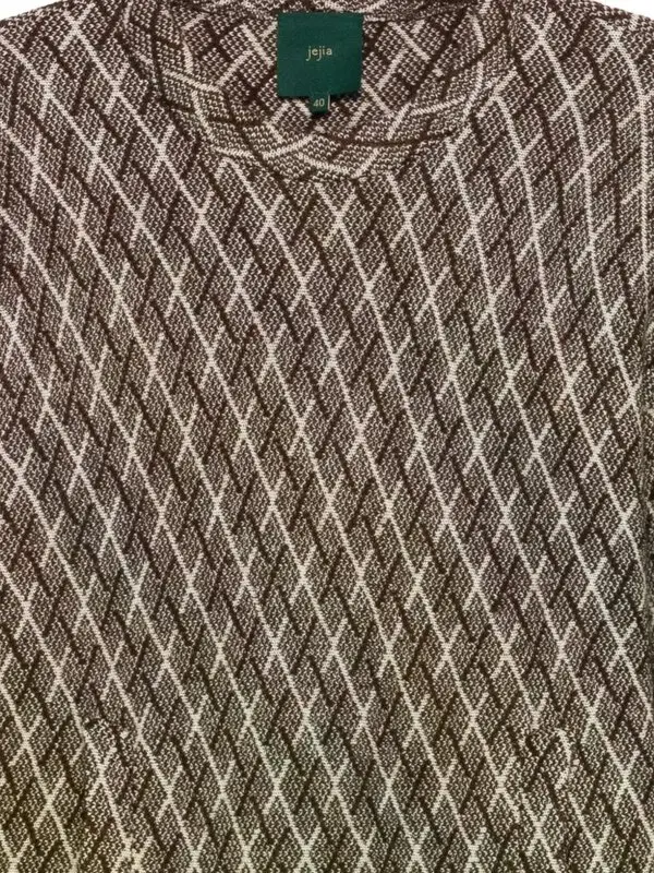 MAISON JEJIA Carla Patterned Sweater