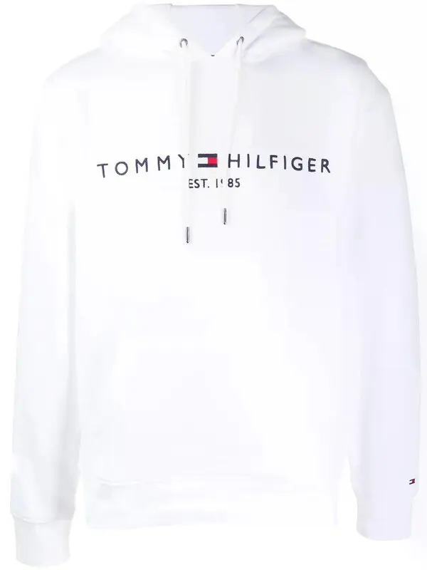 Tommy Hilfiger Embroidered Logo Drawstring Hoodie