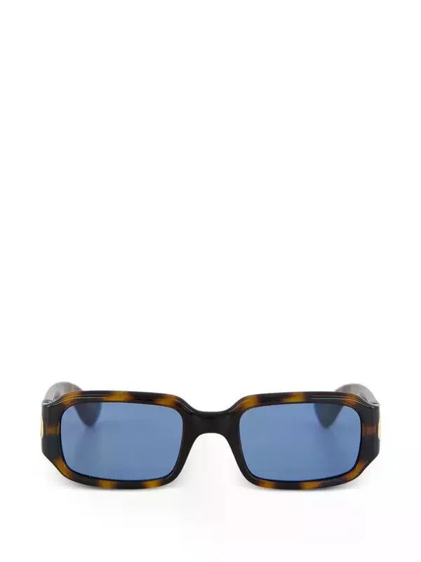 Valentino Garavani V-logo Rectangle-frame Sunglasses