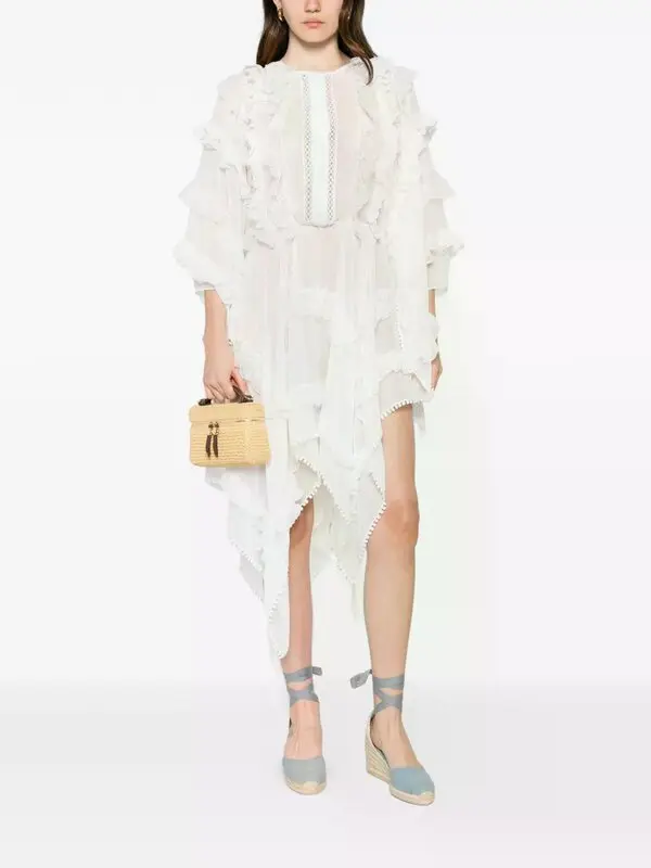 LES FILLES D'EVA Ruffled Asymmetric Dress