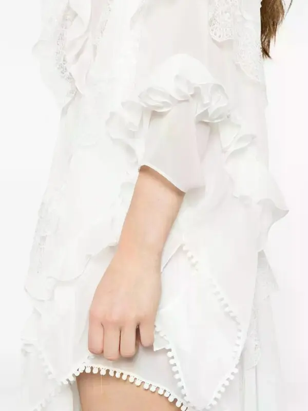 LES FILLES D'EVA Ruffled Asymmetric Dress
