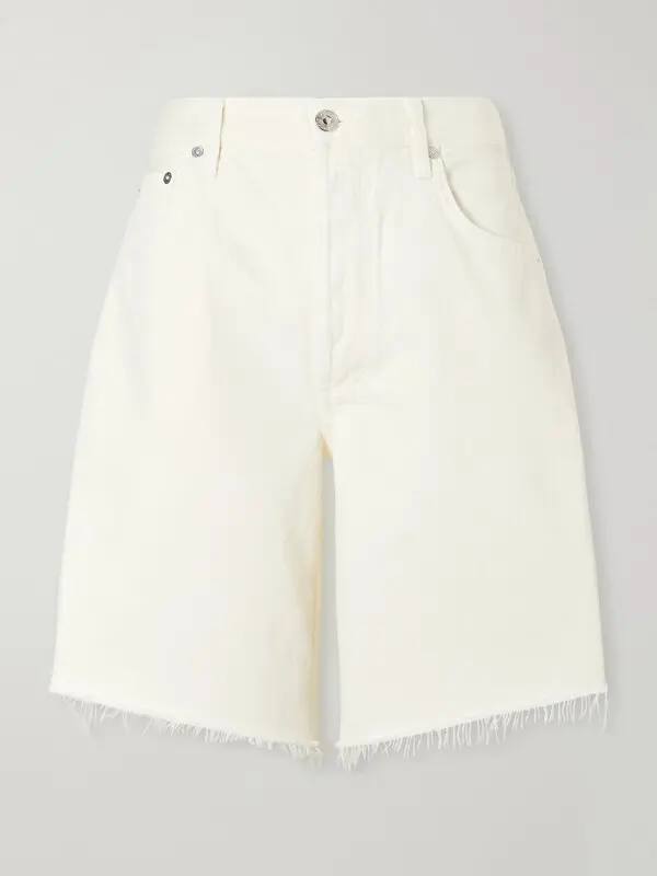 Citizens Of Humanity Ayla Denim Shorts - Neutrals