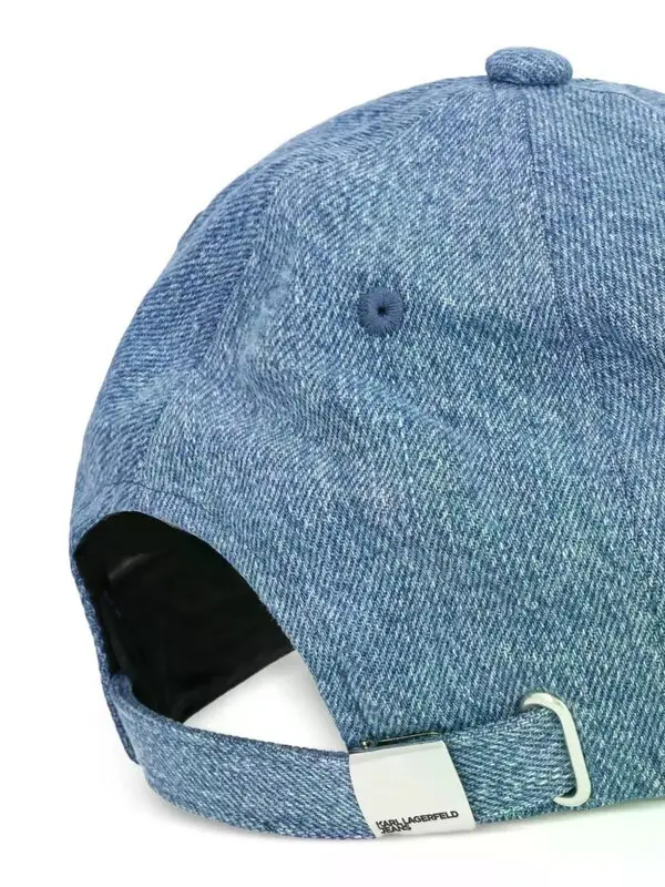 Karl Lagerfeld Embroidered Logo Cap - Blue