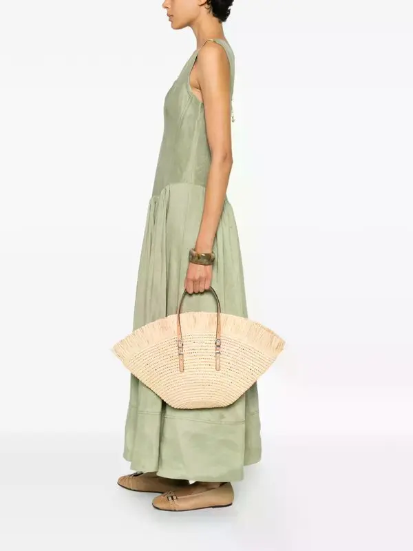 Michael Kors Isa Fringed Beach Bag - Neutrals