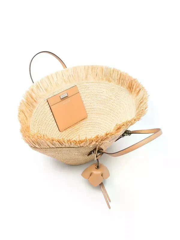 Michael Kors Isa Fringed Beach Bag - Neutrals