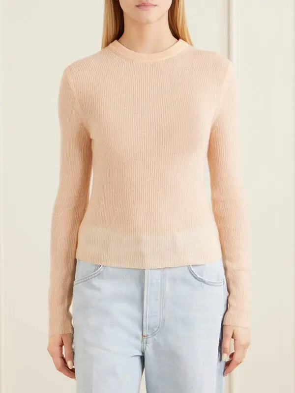 Citizens Of Humanity Alessia Wool And Cashmere-blend Sweater - Orange