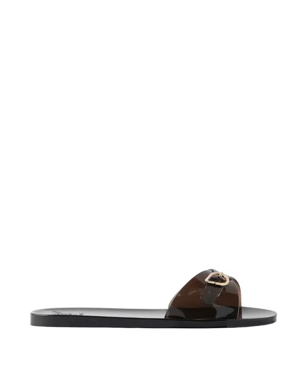 ANCIENT GREEK SANDALS Filia Jelly Pvc Slides - Black