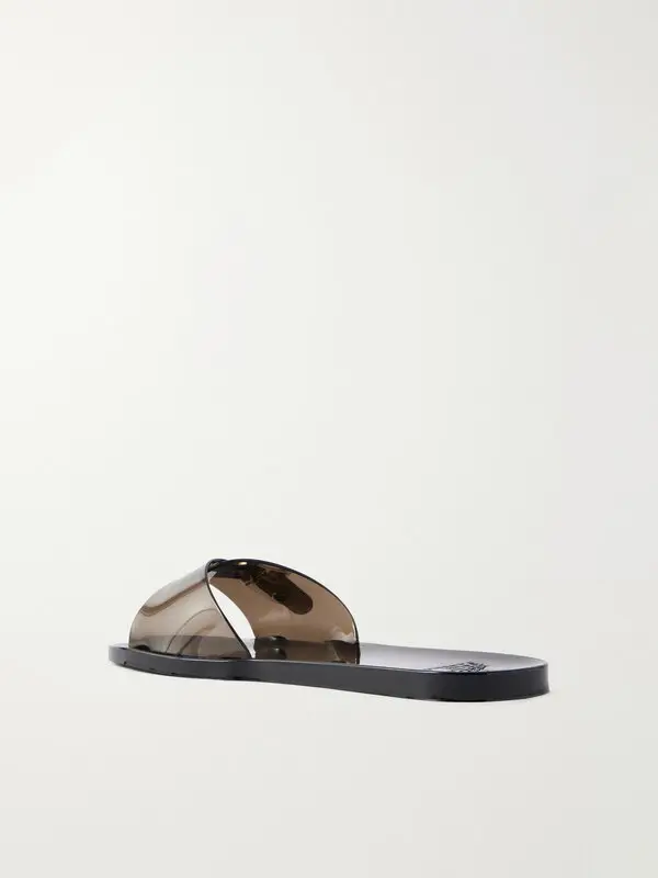 ANCIENT GREEK SANDALS Filia Jelly Pvc Slides - Black