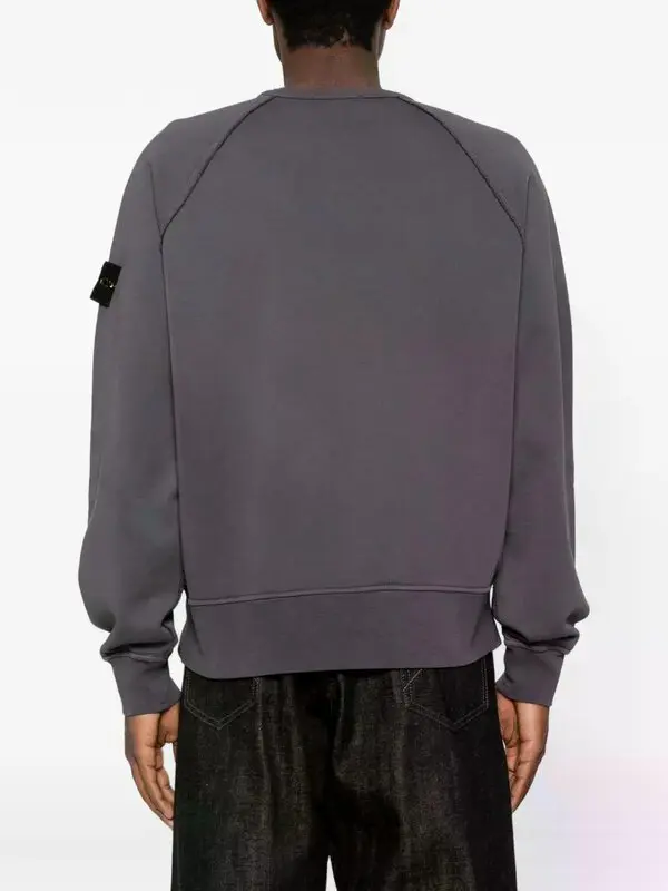 Stone Island Midweight Garment Dyed Crewneck Sweatshirt