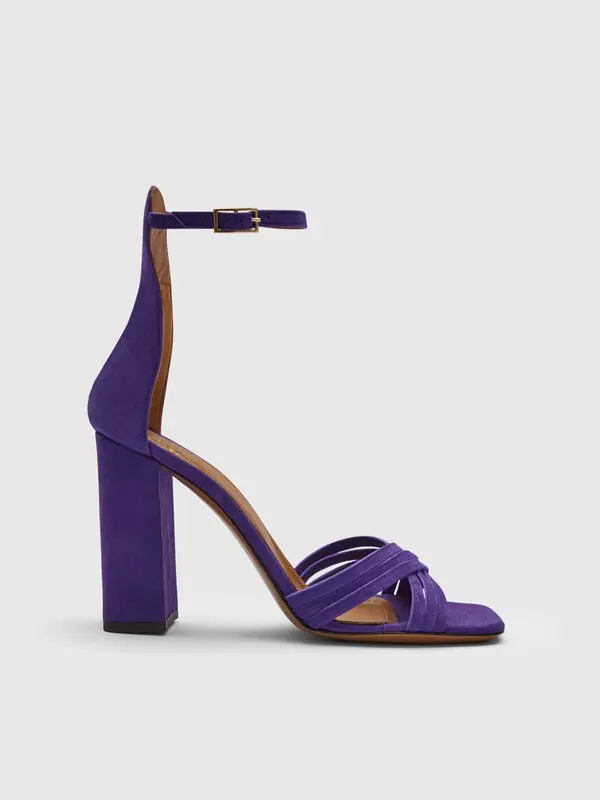 ATP ATELIER Drena Suede Heeled Sandals