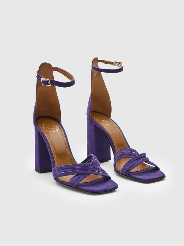 ATP ATELIER Drena Suede Heeled Sandals