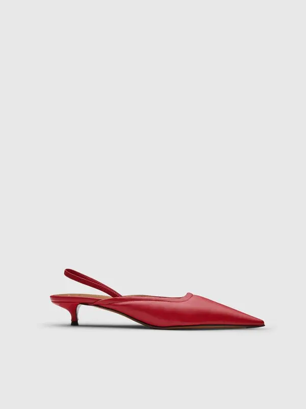 ATP ATELIER Lana Nappa Slingbacks - Melograno