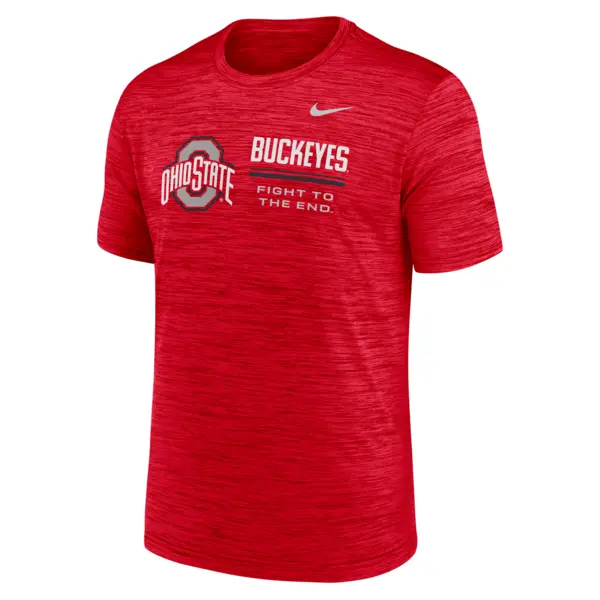Nike Ohio State Sideline Velocity Dri-fit College T-shirt - Red