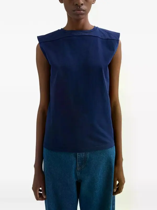 JIL SANDER Triangle Cut-out Top