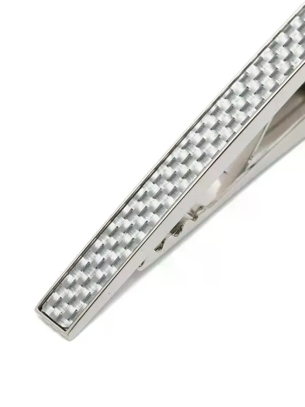 Tateossian D-shape Patterned Tie Clip