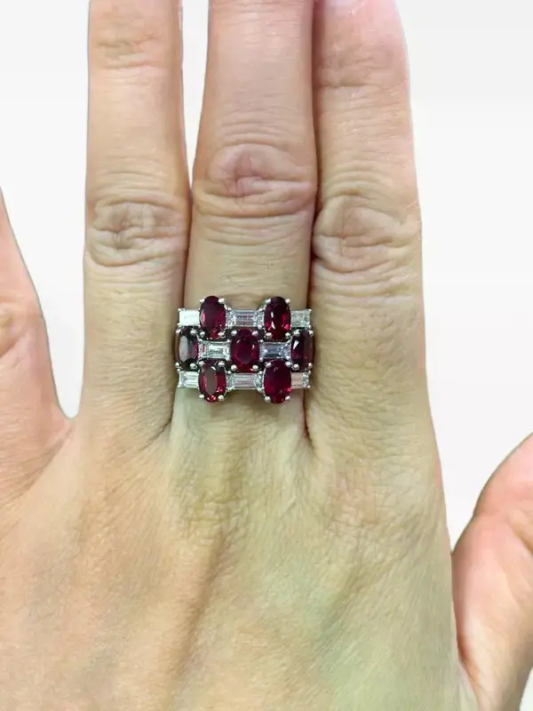 HYT JEWELRY Ruby And Diamond Ring