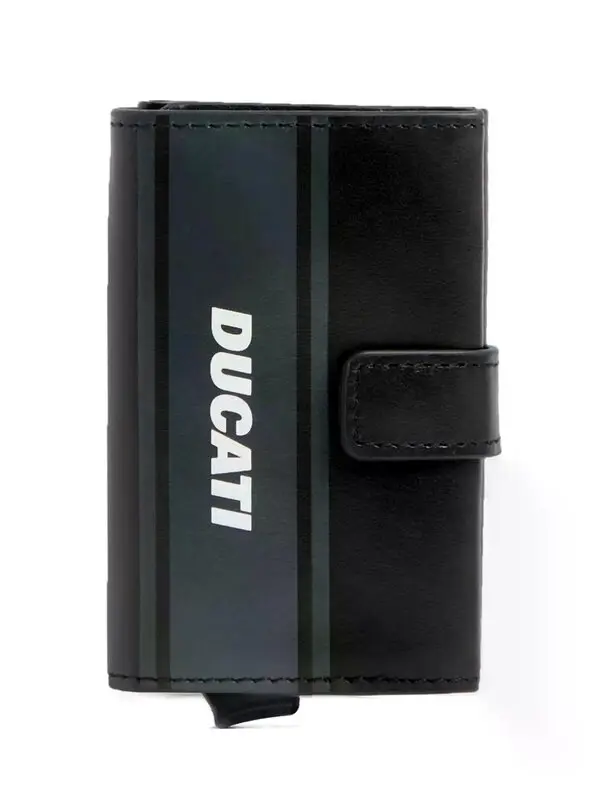 PIQUADRO X Ducati Pop-up Card Holder - Black