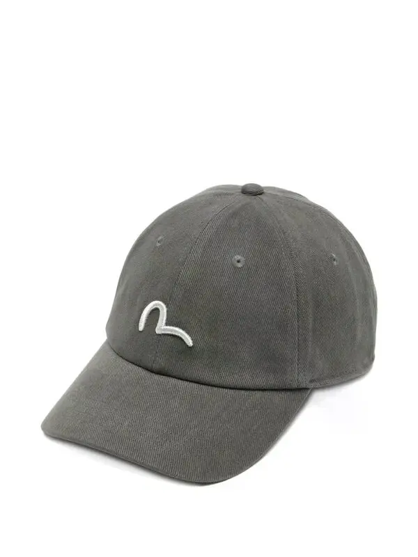 EVISU Logo-embroidered Baseball Cap - Grey