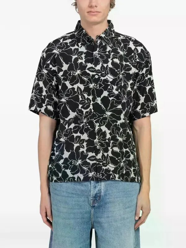 StÜssy Floral Hawaiian Shirt