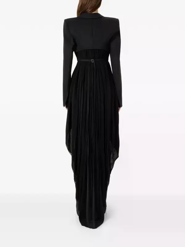 Blumarine Single-breasted Blazer Asymmetric Hem - Black