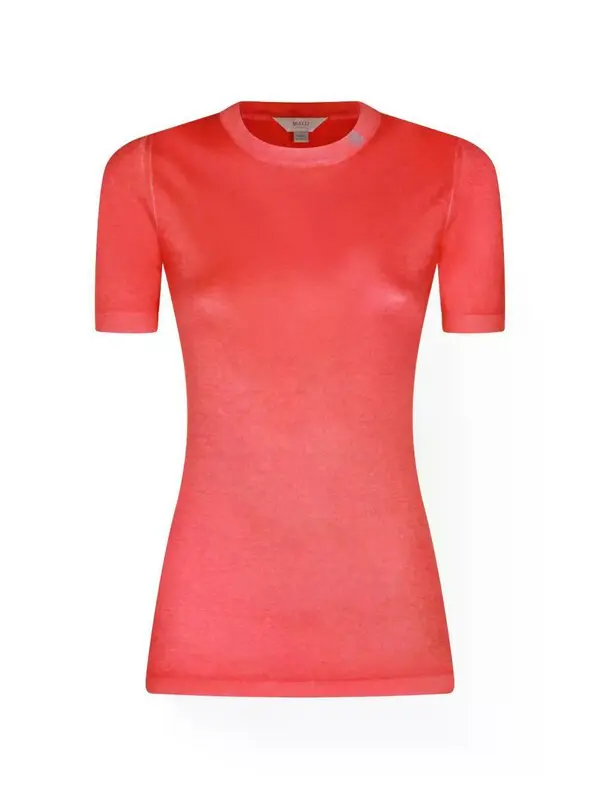 Malo Tavolozza Short-sleeve Cashmere Sweater