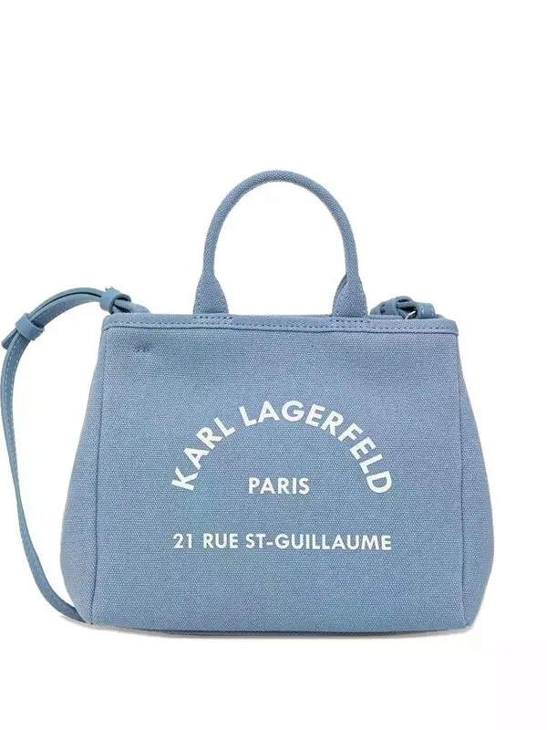 Karl Lagerfeld Logo-print Tote Bag - Blue