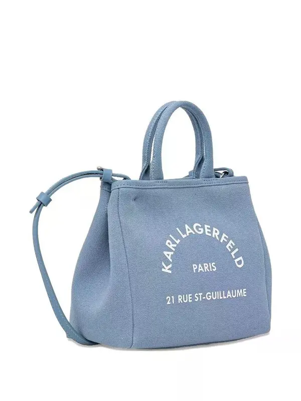 Karl Lagerfeld Logo-print Tote Bag - Blue