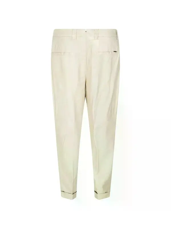 BERWICH Pleated Turn-up Trousers