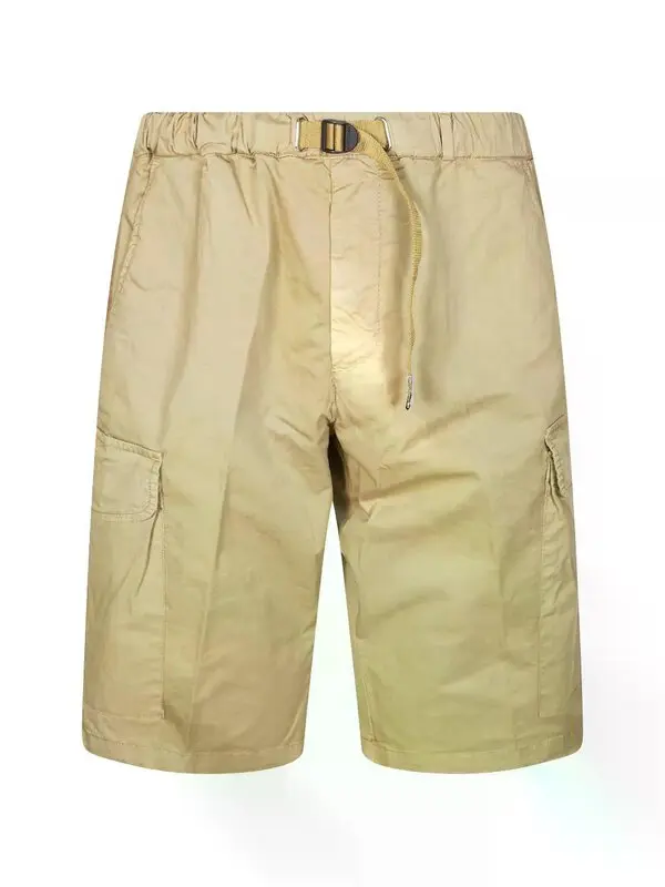 WHITE SAND Belted Cargo Shorts
